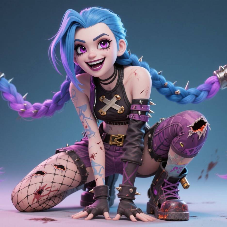 3D Printer Files | 3MF File | Jinx: Fractured Carnival - Chaos Flame ...