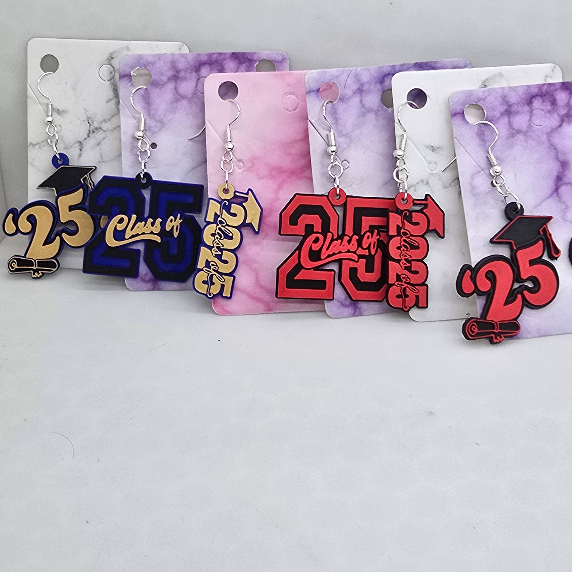 3D Printer Files | 3MF File | 2025 Graduation Earrings | Creality Cloud