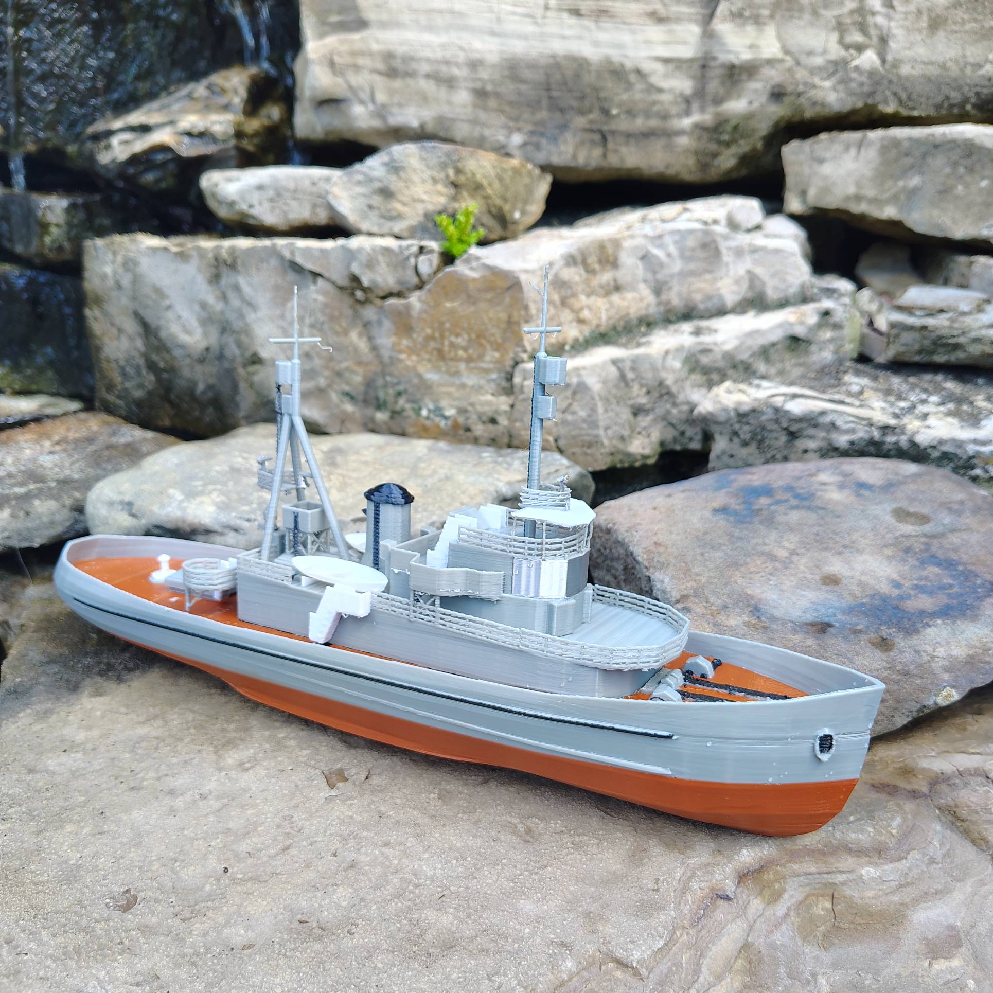 3D Printer Files | 3MF File | Tugboat USS Navajo AT-64 Model Kit by ...
