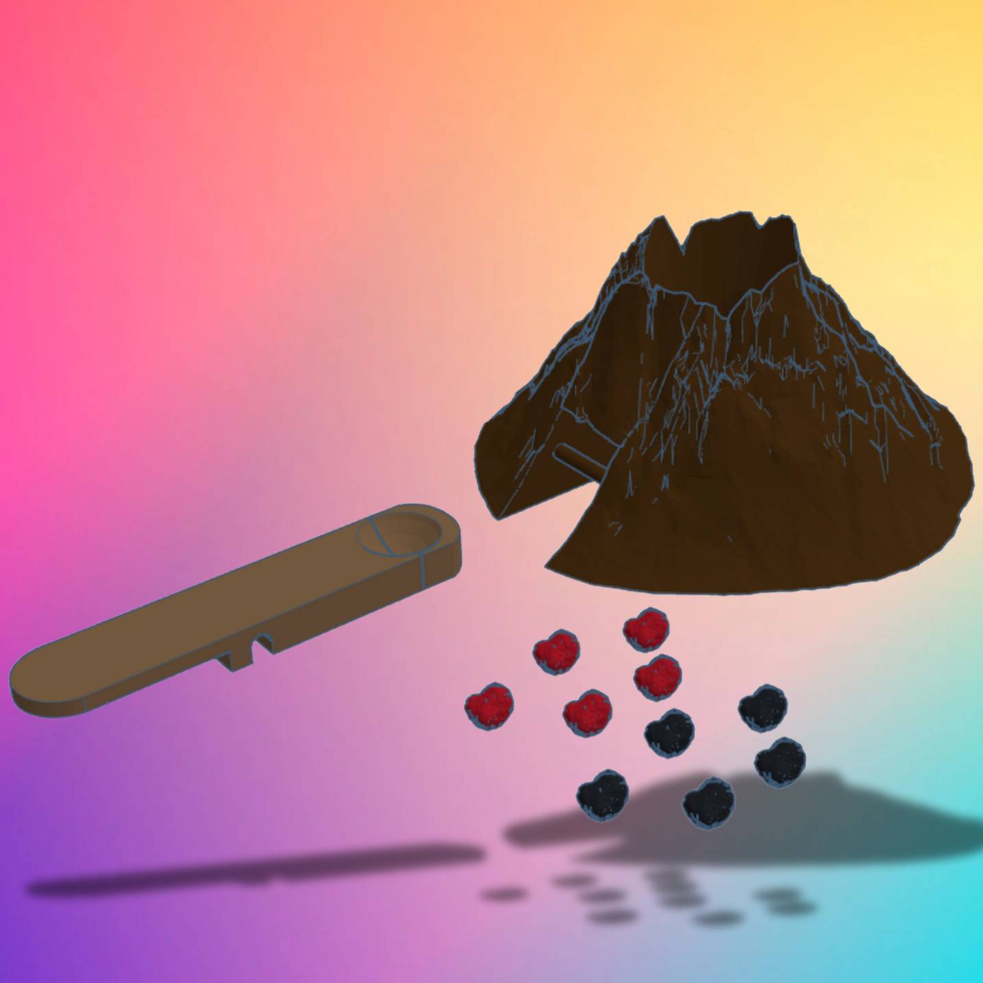 3D Printer Files | 3MF File | VOLCANAPULT(Volcanoe catapult) | Creality ...