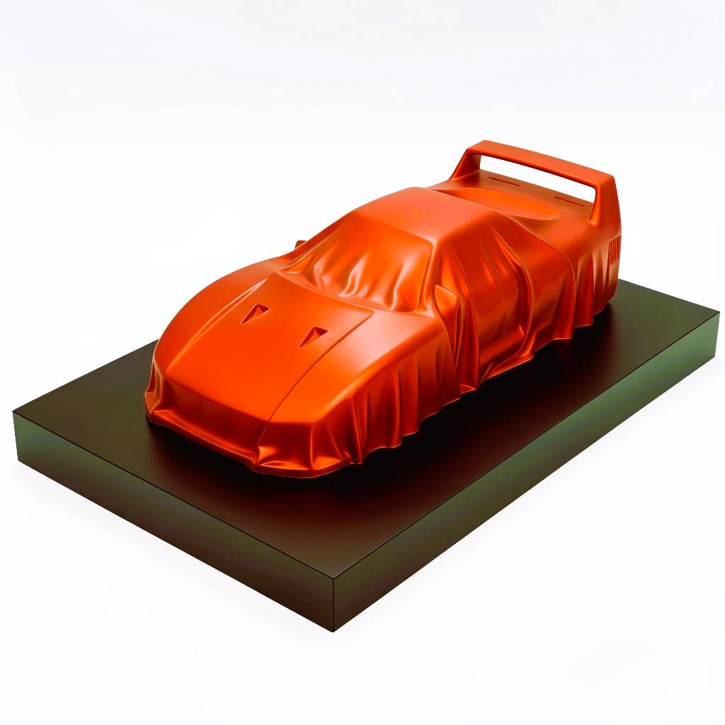3D Printer Files | 3MF File | Ferrari F40 - Veiled Art | Creality Cloud