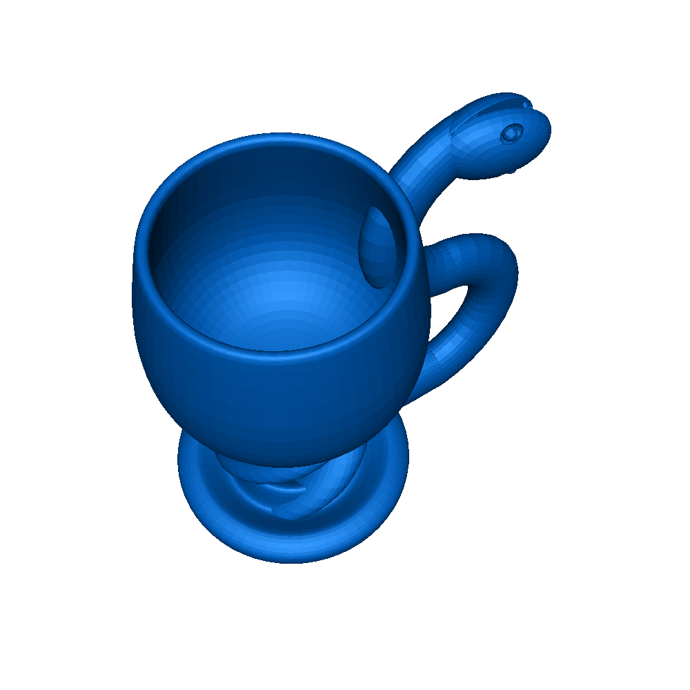 Free Other STL Download - snake cupby 3DTEXH