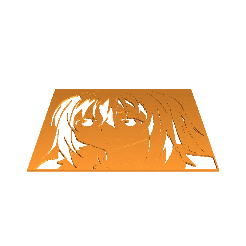 Free Other STL Download - Rimuru Tempest stencil 2by SMT_M 🦊
