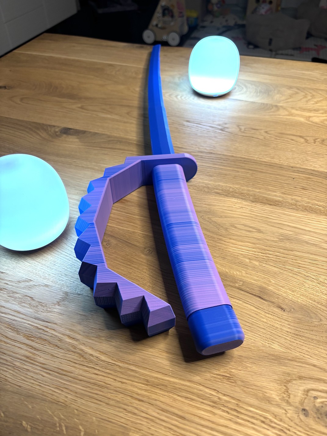 3D Printer Files | 3MF File | collapsing sword customizable. split in ...