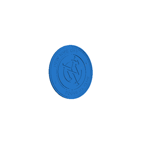 Free Other STL Download - New York City fc Football club coin ...