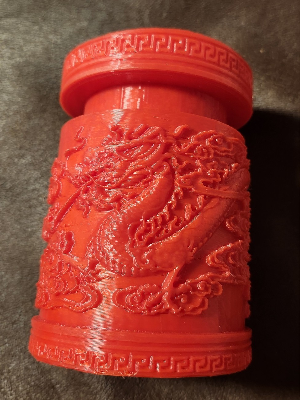 This is the third try. The first one was a bad slice. The second try half popped off the print ...