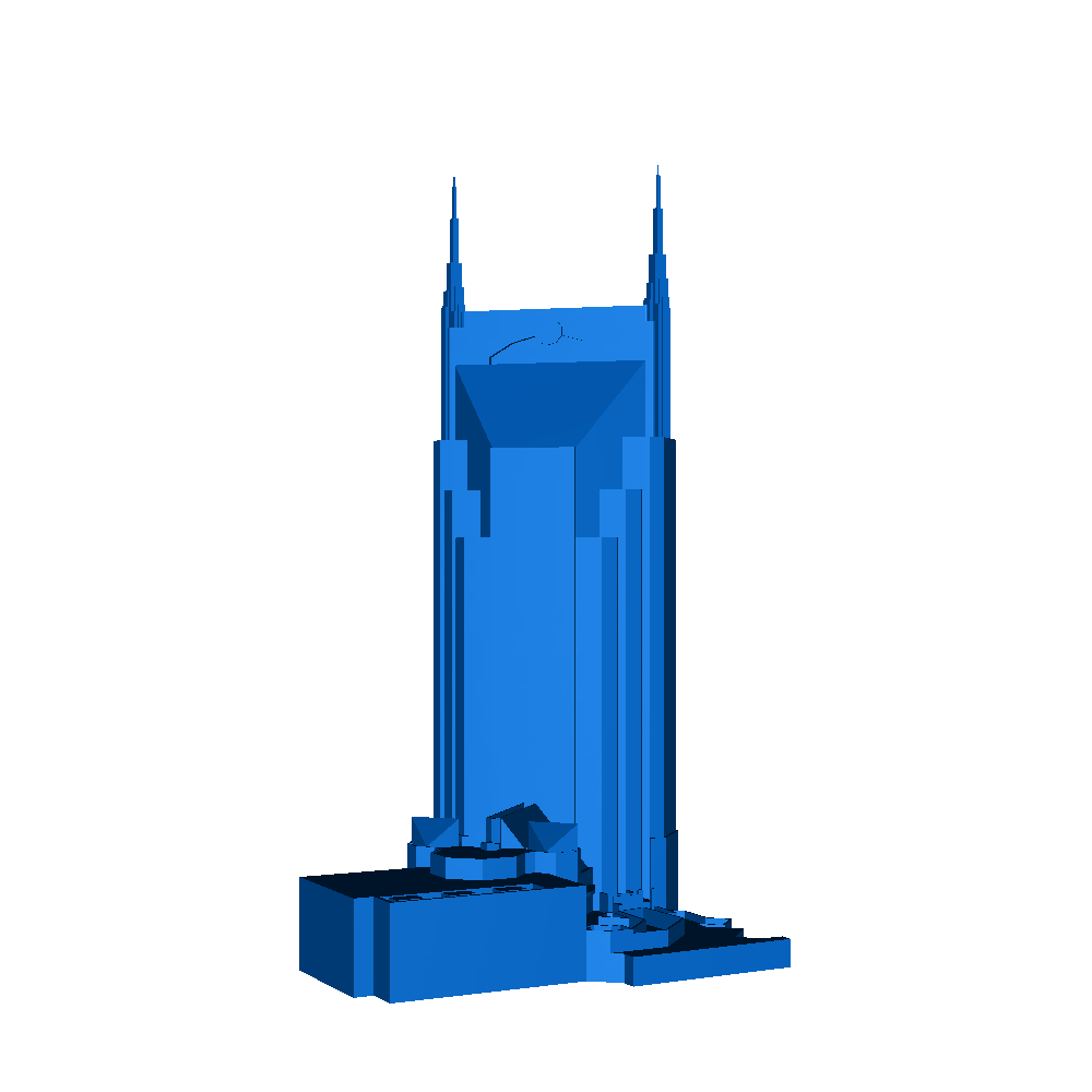 3D Printer Files | 3MF File | nashville att building | Creality Cloud