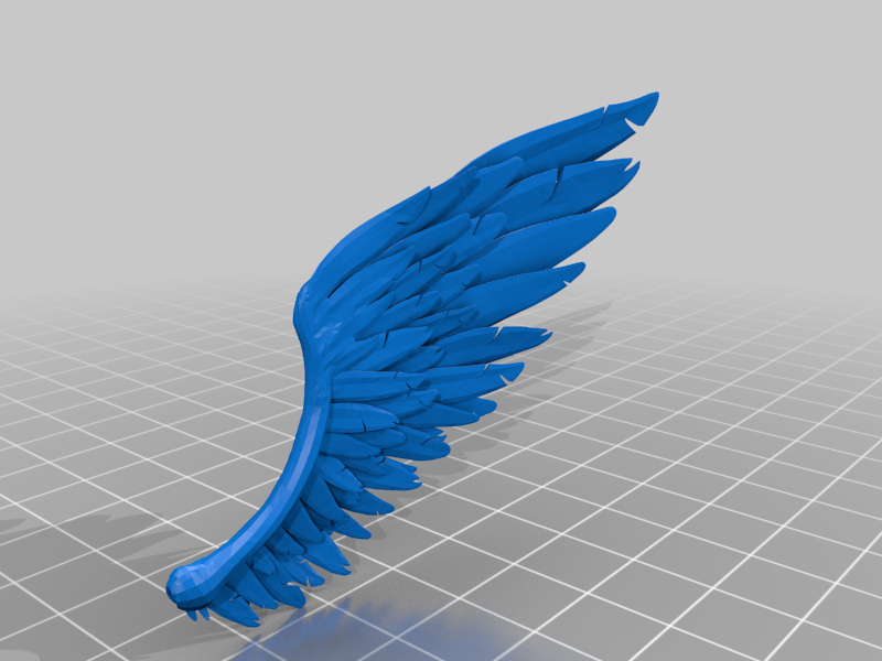 Free Characters & Creatures STL Download - Pegasus wing assetby SMT_M 🦊
