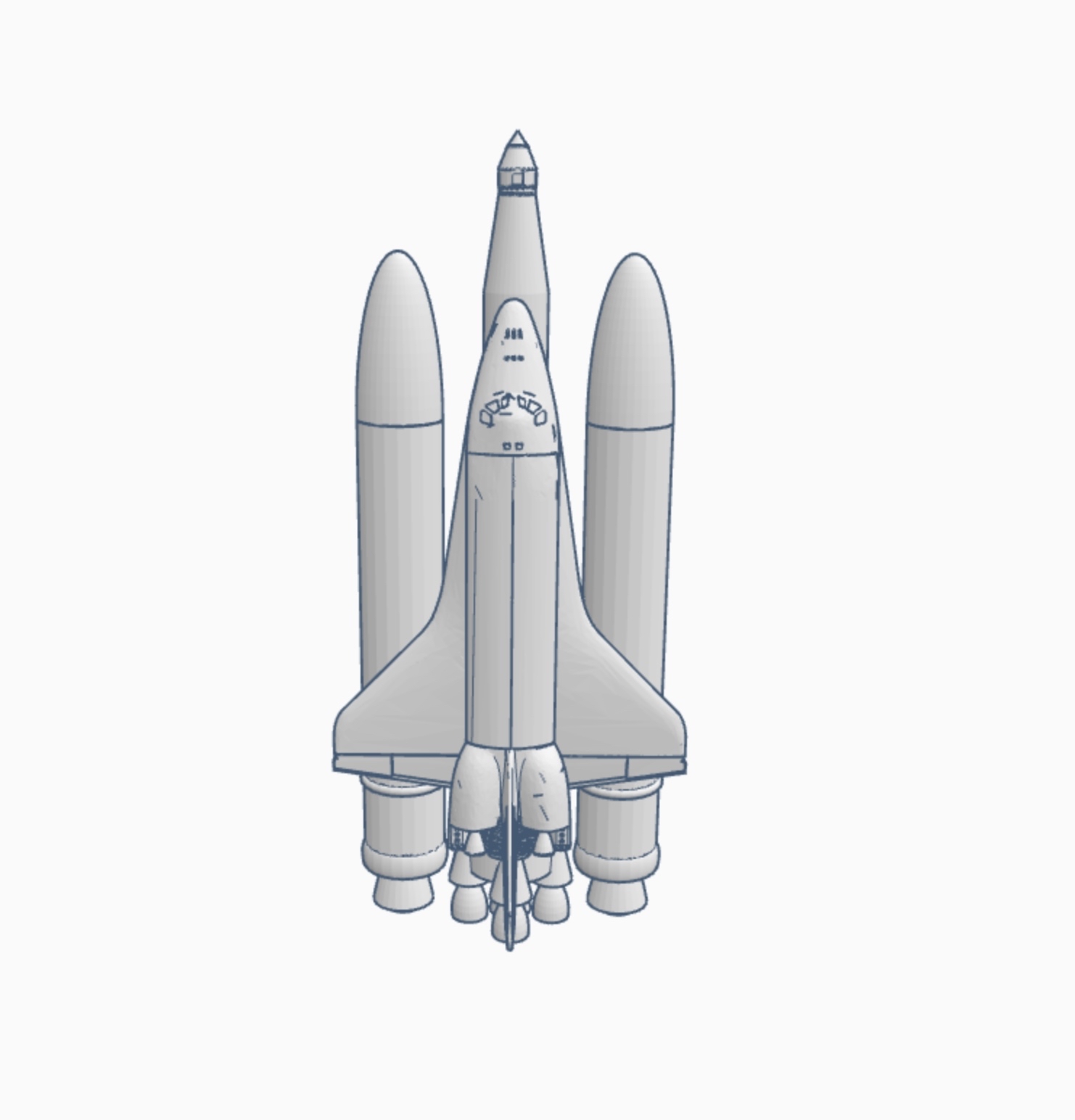 Spaceship *fully detachable* | 3D models download | Creality Cloud