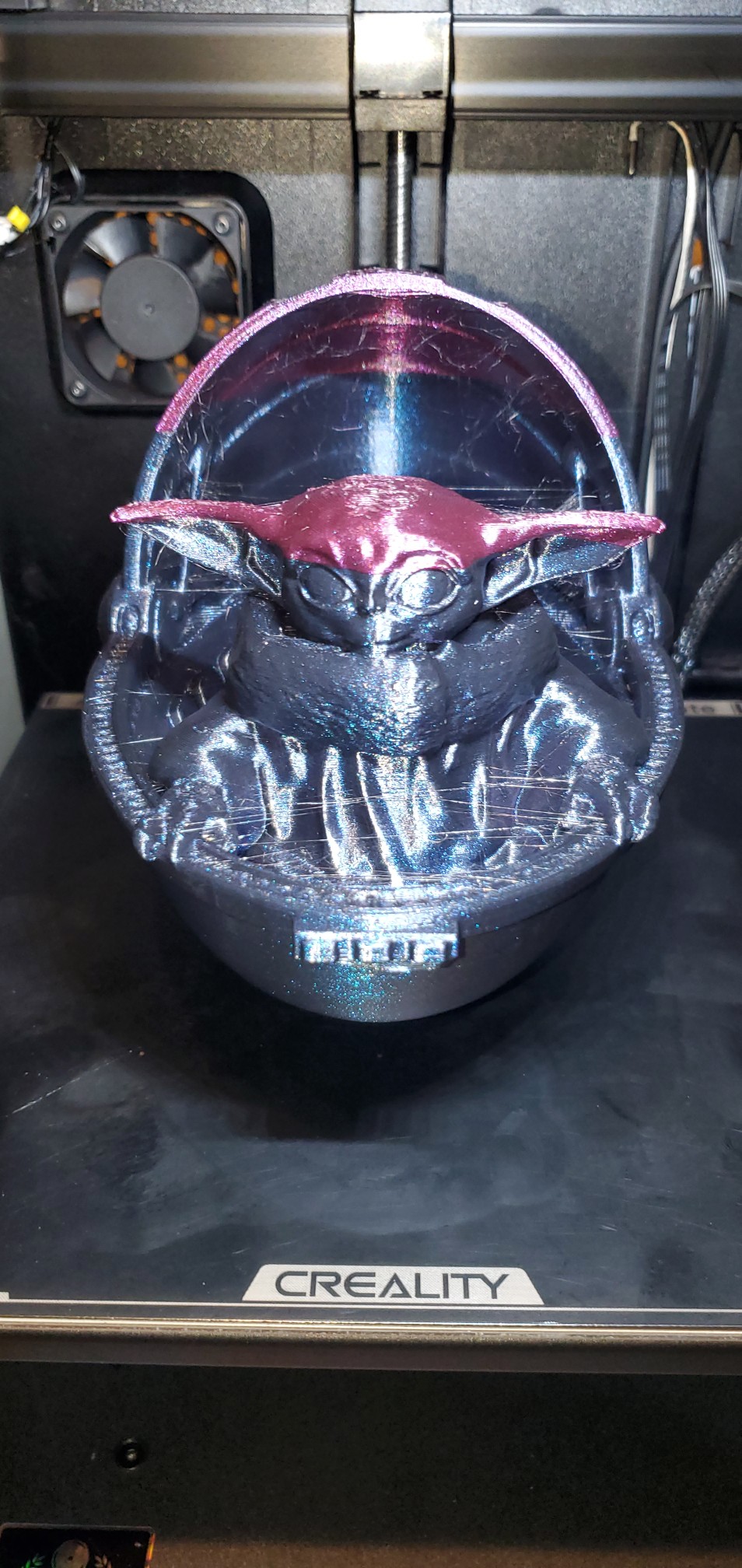 the cutest little gogru from starwars...this print takes a bit bit ...