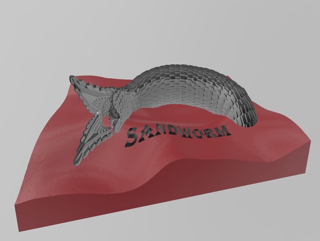 Multi-Material Dune Sandworm | 3D models download | Creality Cloud