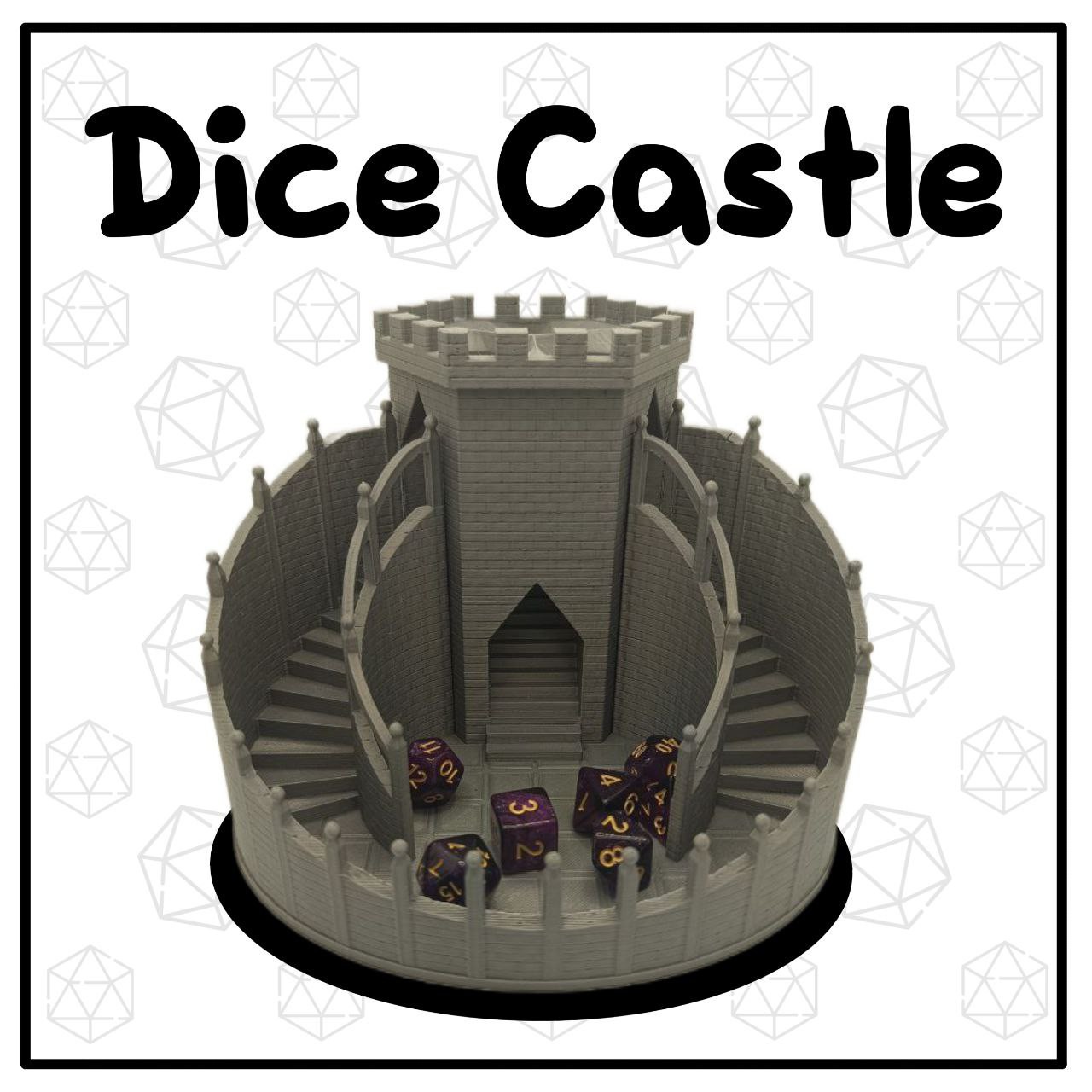 Board Games & Card Games STL Download - Dice Castle 2by Dimonyou
