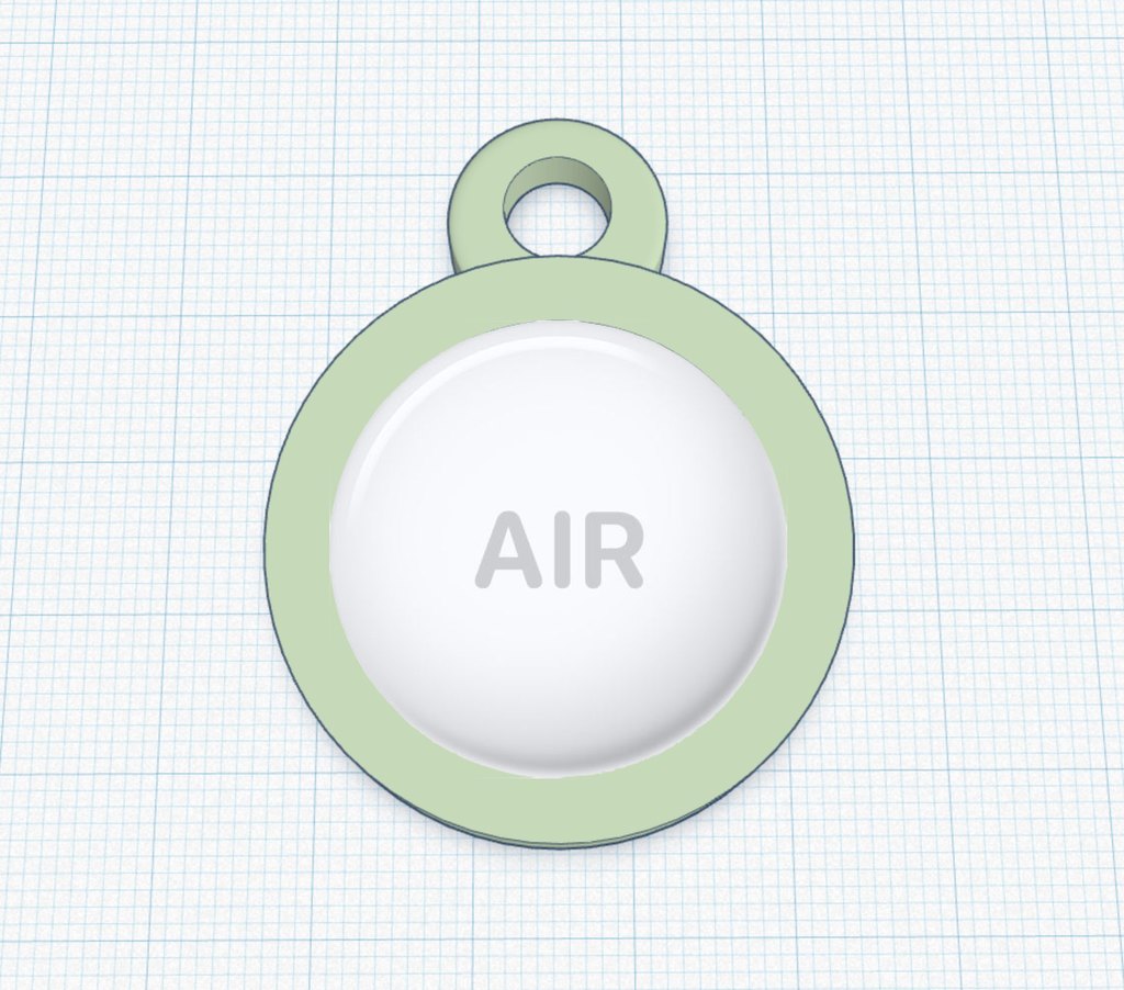 Apple AirTag Key Ring Holder | 3D models download | Creality Cloud