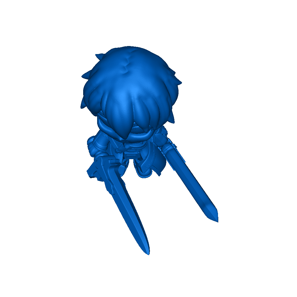 Free Characters & Creatures STL Download - Chibi Kirito - Hyper Minisby ...