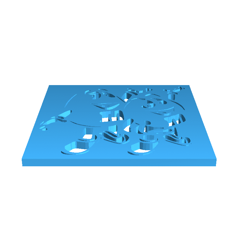 M&M stencil | 3D models download | Creality Cloud