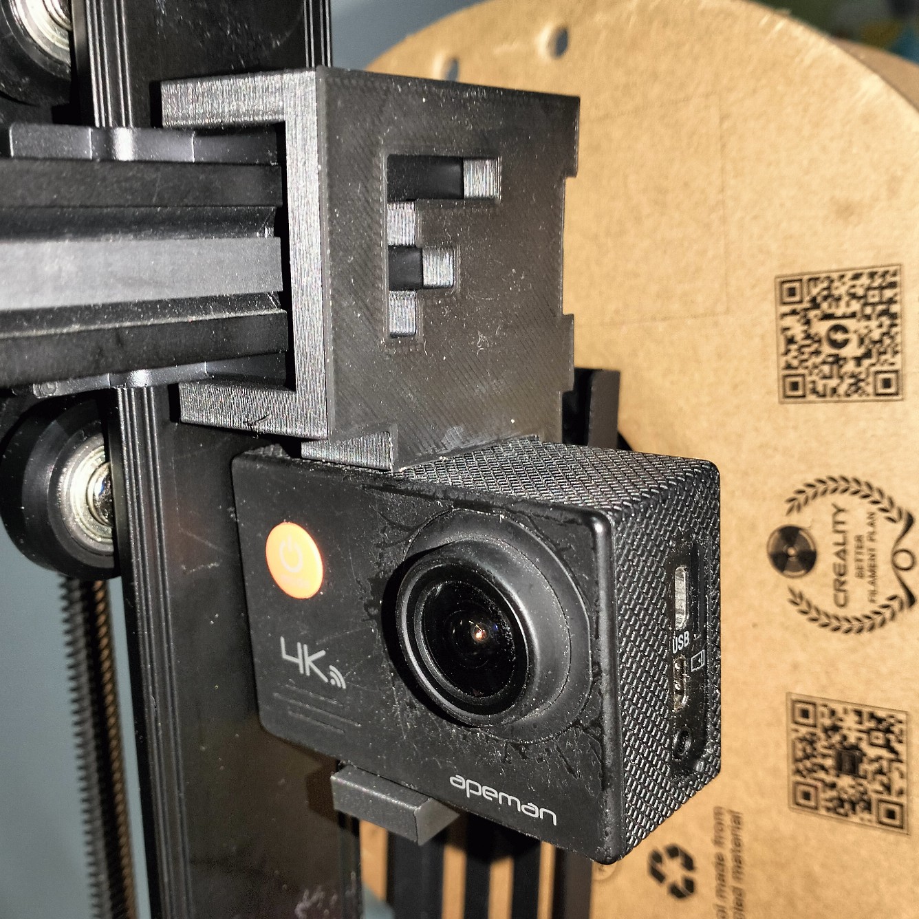 3D Printer Files | 3MF File | Apeman A79 camera holder for Ender 3 v3 ...