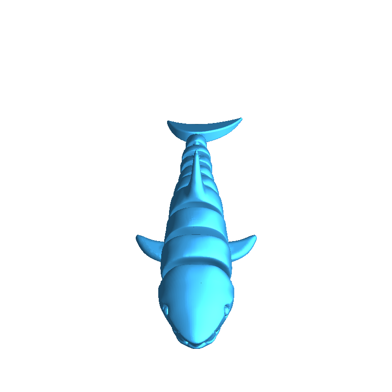 Check out this awesome 3D-printed shark I just finished! 🦈 It’s fully ...