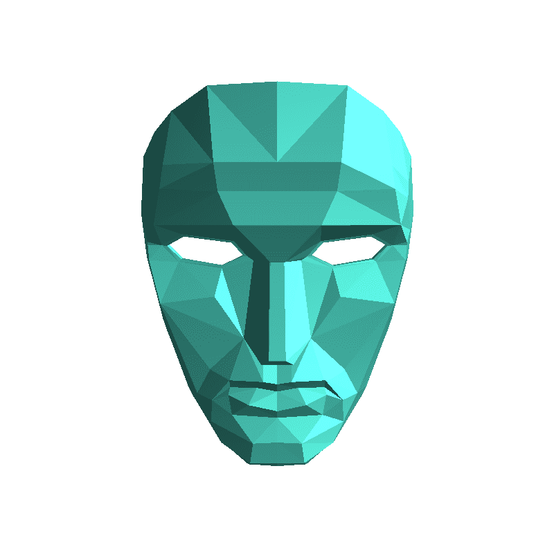 Free Stationery & Learning Tools STL Download - front man maskby RC Junkie