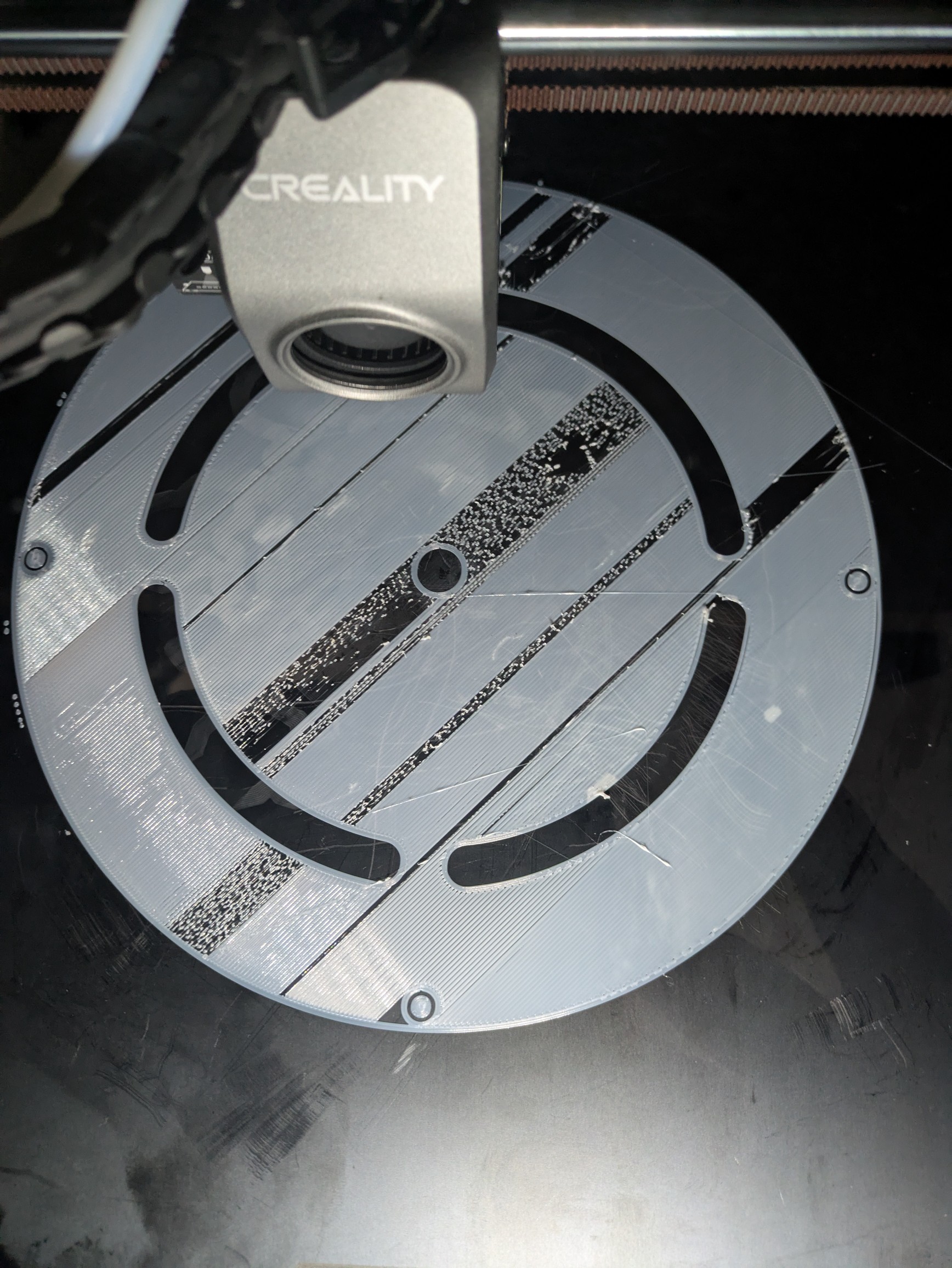 on my k1 max I keep having this issue on the first layer. help me please | Creality Cloud