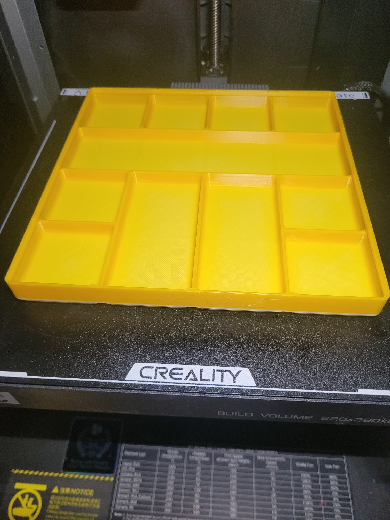 used last of white for base and yellow to finish. easy print and well ...