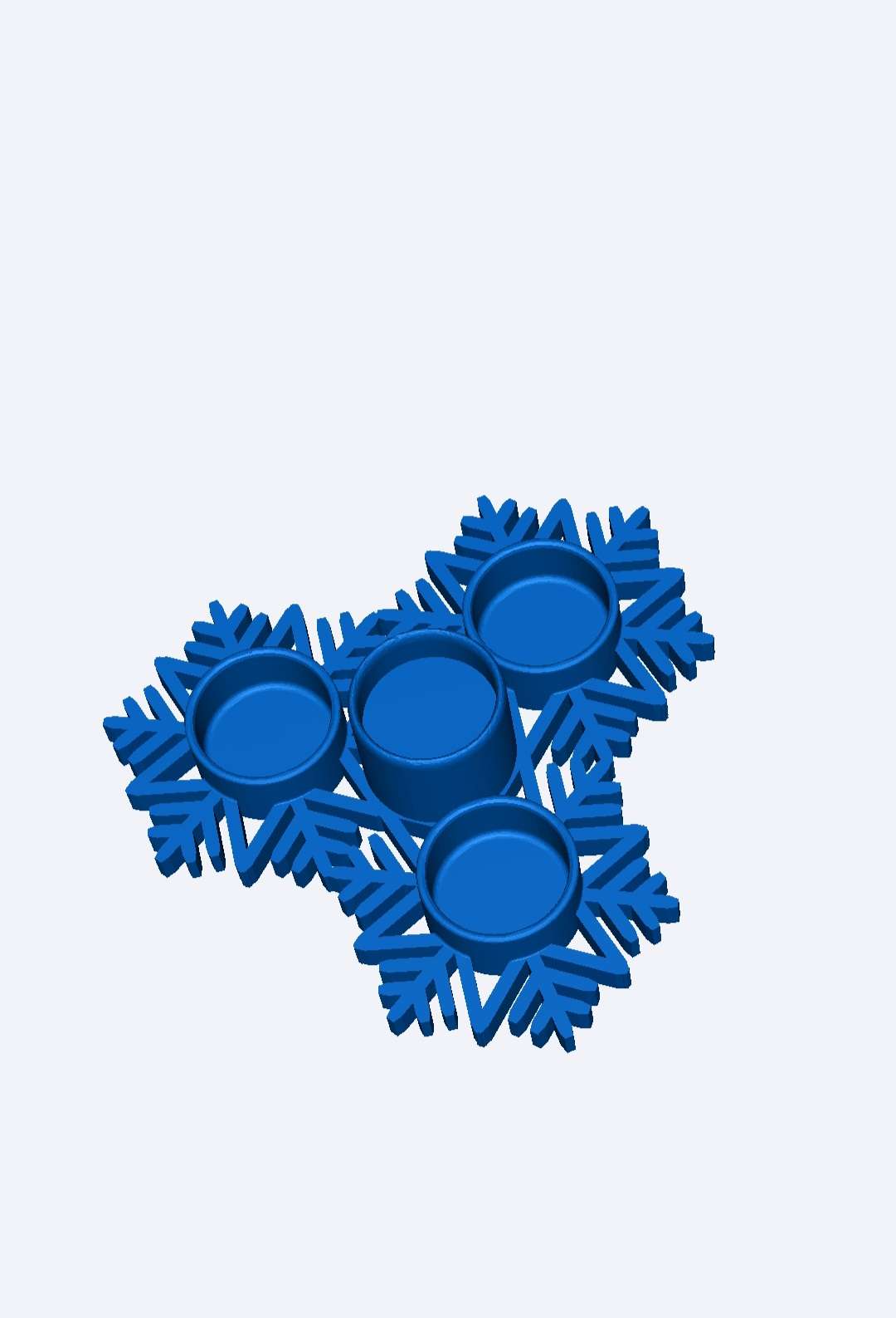 snowflake tea light holder | 3D models download | Creality Cloud