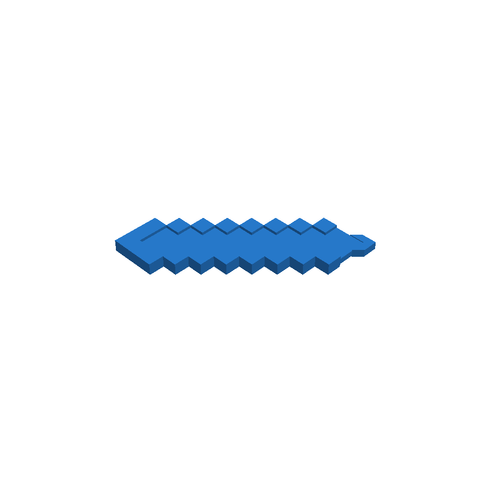 Free Game Props STL Download - Custom Minecraft Sword Piecesby Lash101