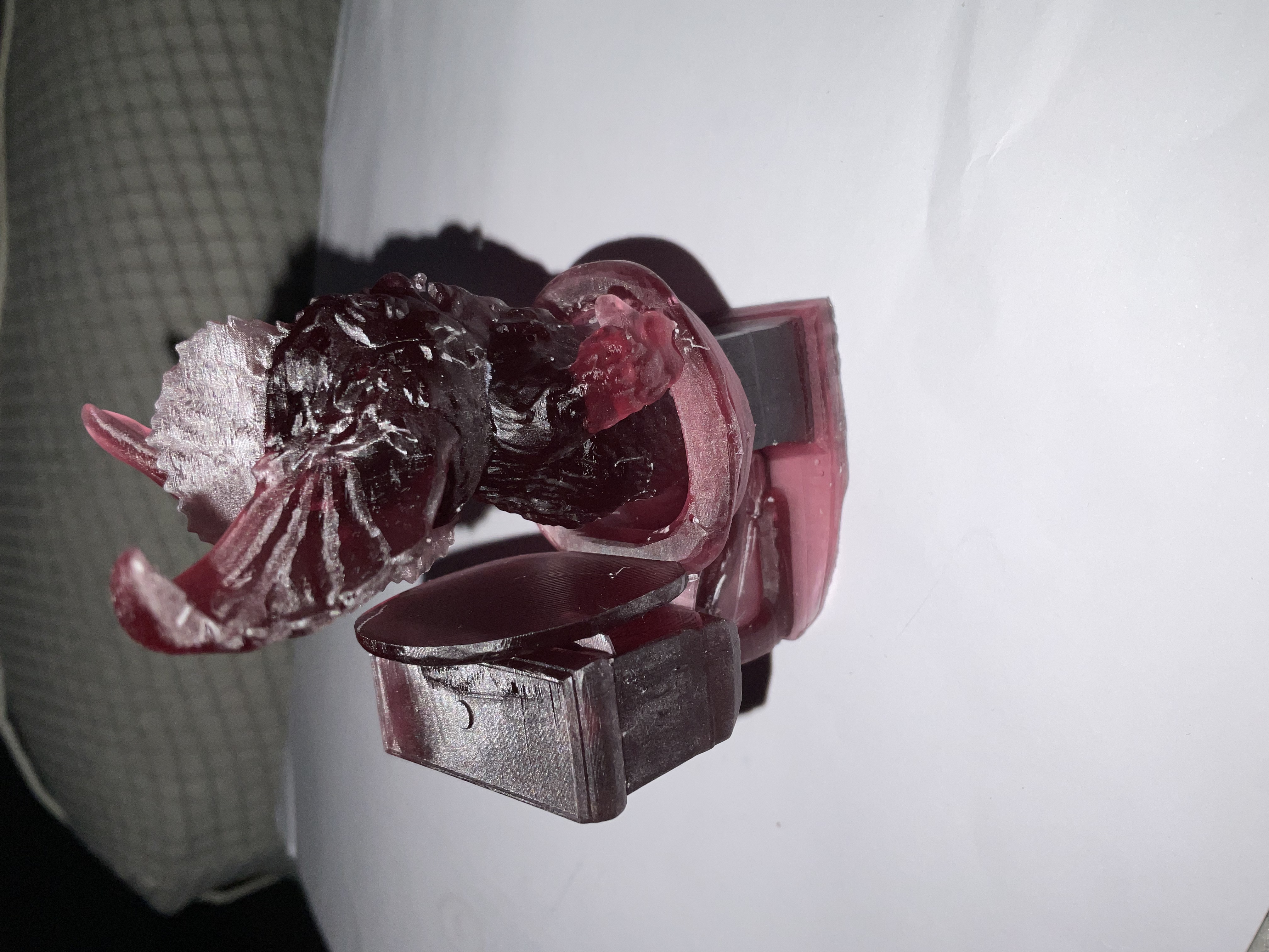 Just finished printing my gremlin climbing out of the toilet haven’t ...