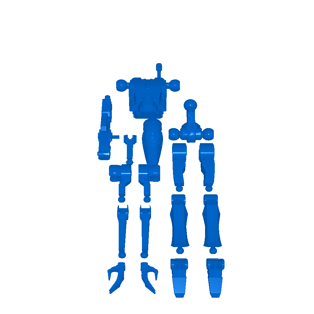 Free Robots & Mechs STL Download - droideby ezeskua