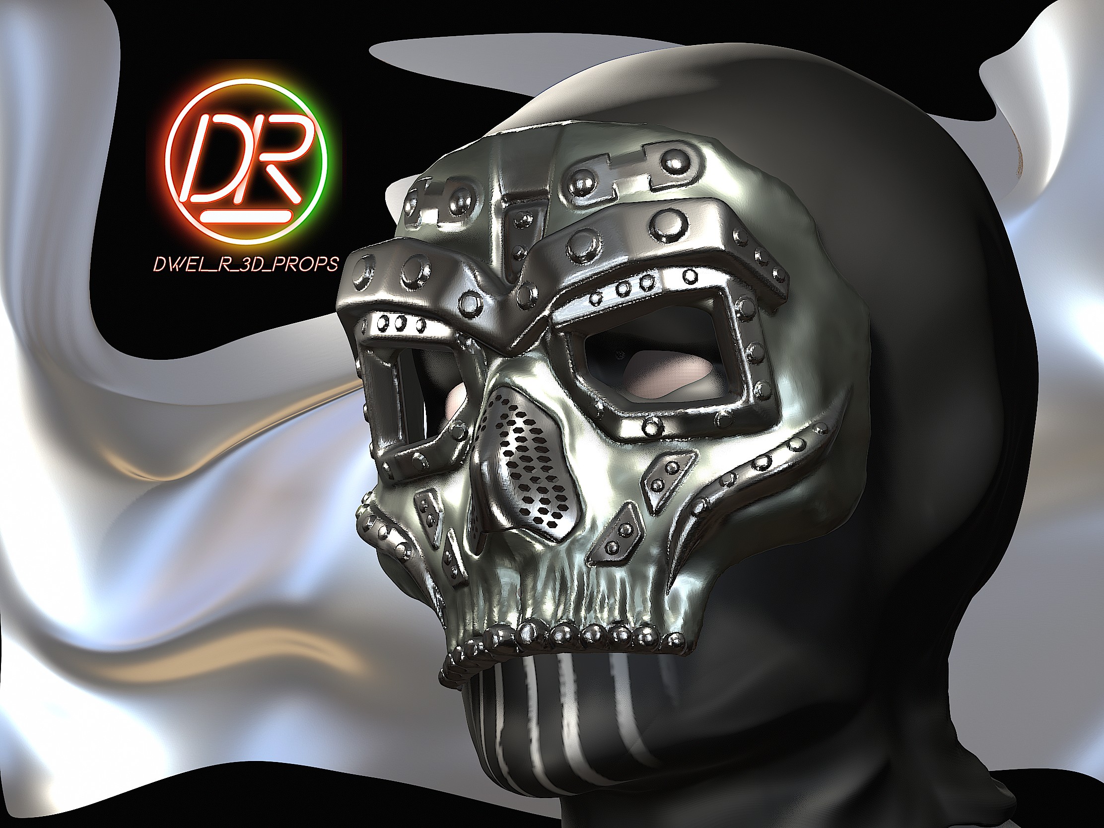 Cosplay STL Download - Call of Doom (CoD Mask)by Dwel_R_3D_Props