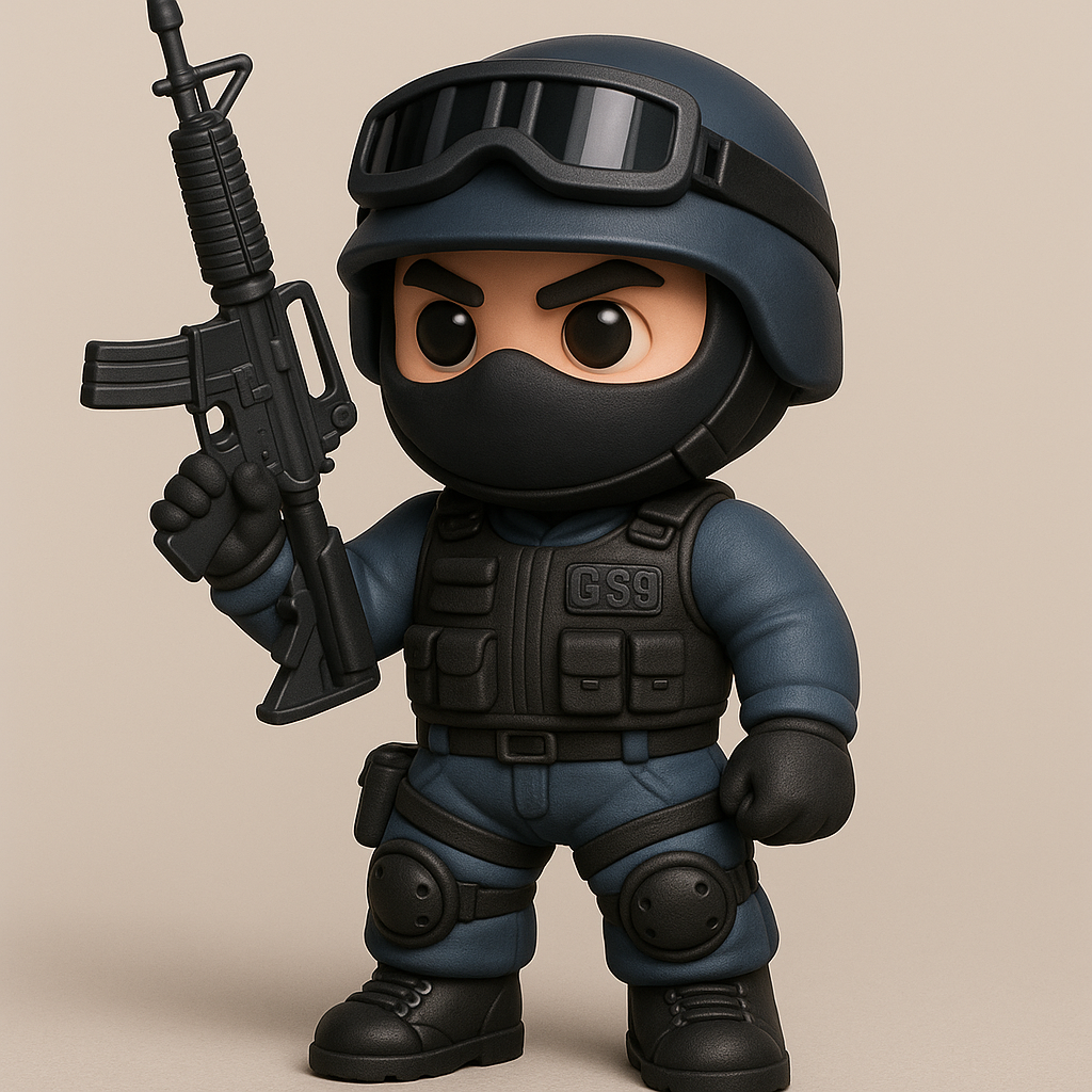 3D Printer Files | 3MF File | Toy GS9 Counter Strike 2 | Creality Cloud