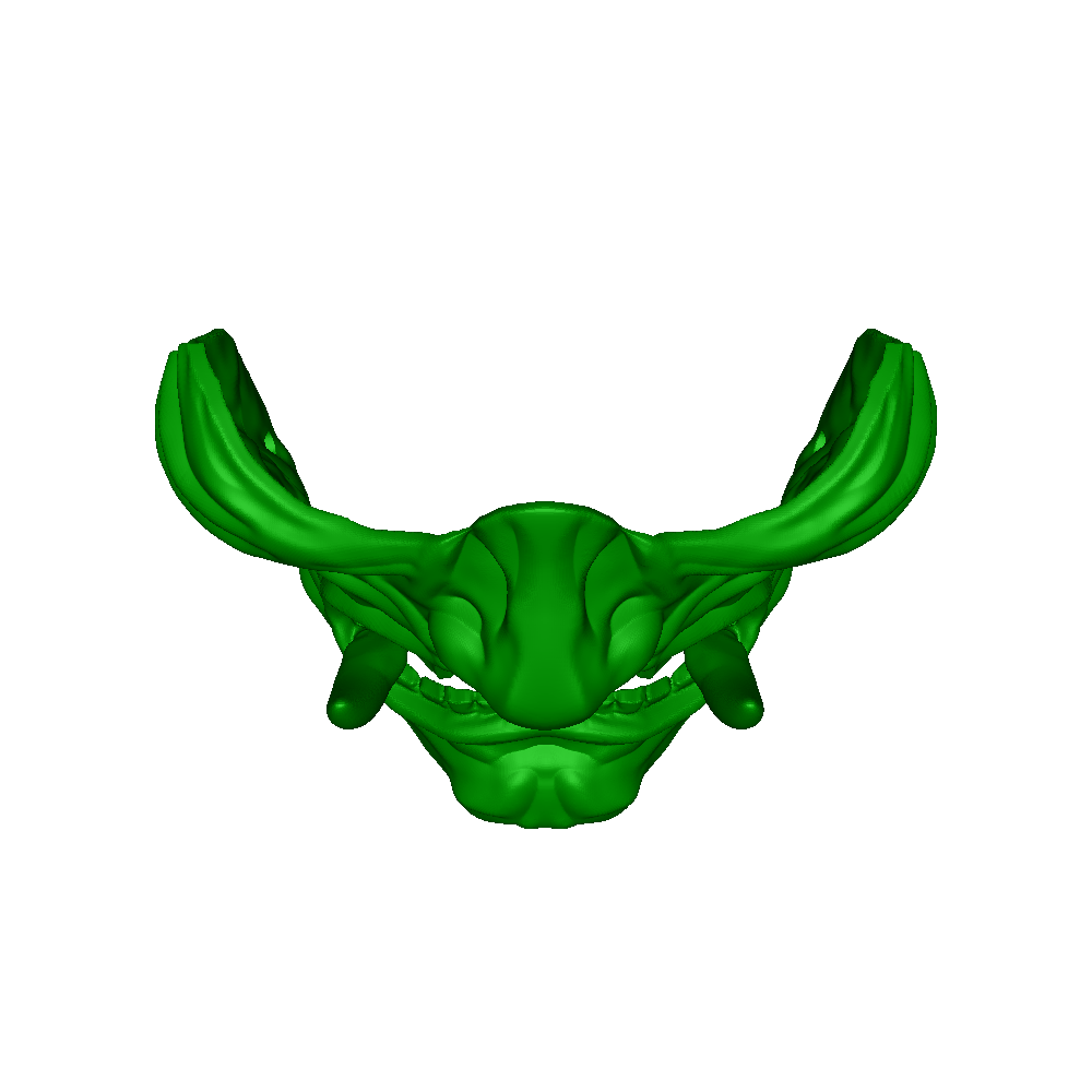 3D Printer Files | 3MF File | Oni mask | Creality Cloud