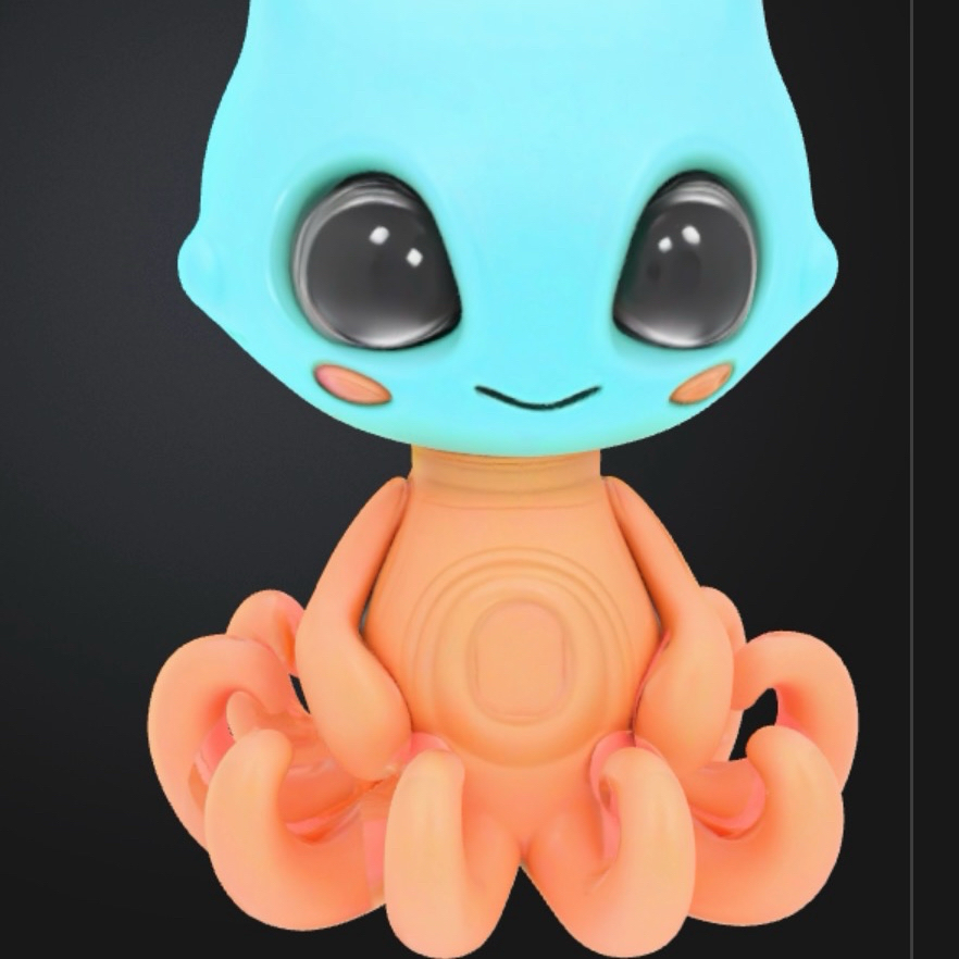 3D Printer Files | 3MF File | Cute alien | Creality Cloud
