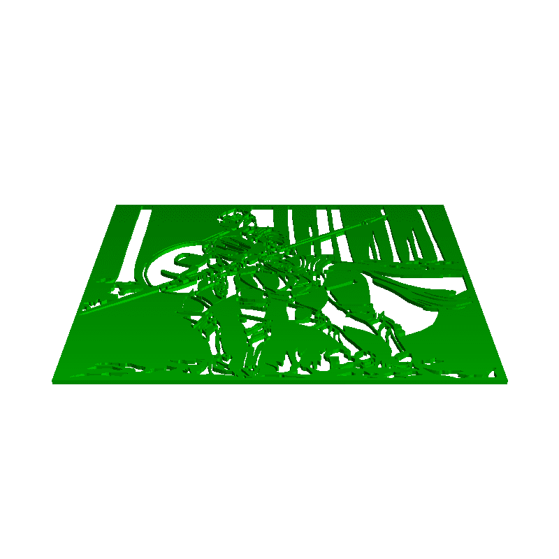 Free Other STL Download - Centaur stencilby SMT_M 🦊