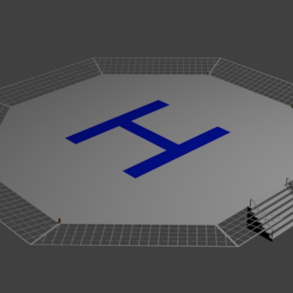 Be ready and make a helipad because heli is coming.