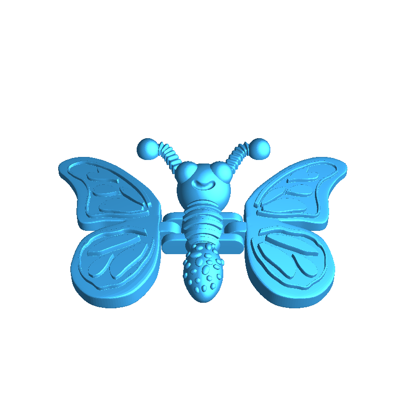 Butterfly in two tone filament | Creality Cloud