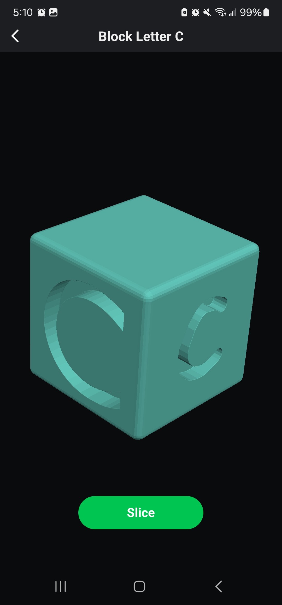 Free Educational Aids STL Download - Block Letter C/cby Hadiki