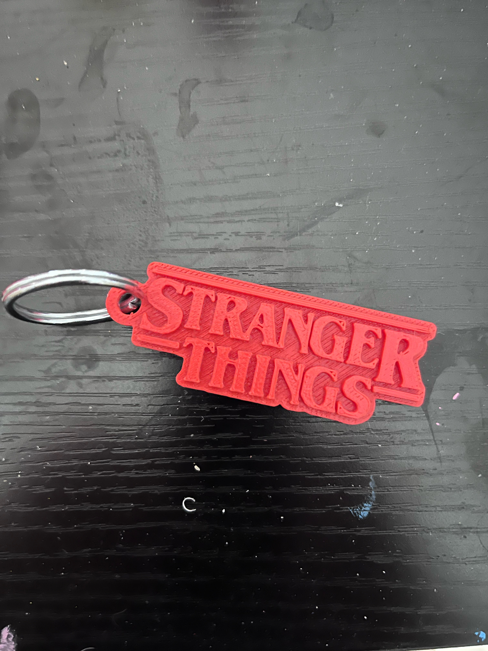 Printed some stranger things keys chains turned out really nice ...