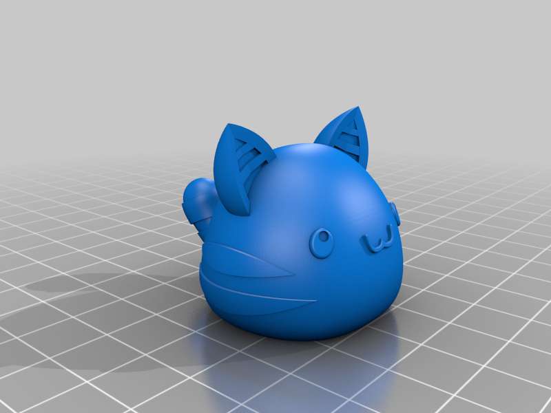 Toys & Games STL Download - Tabby Cat Slimeby Blueberry Fruitsy