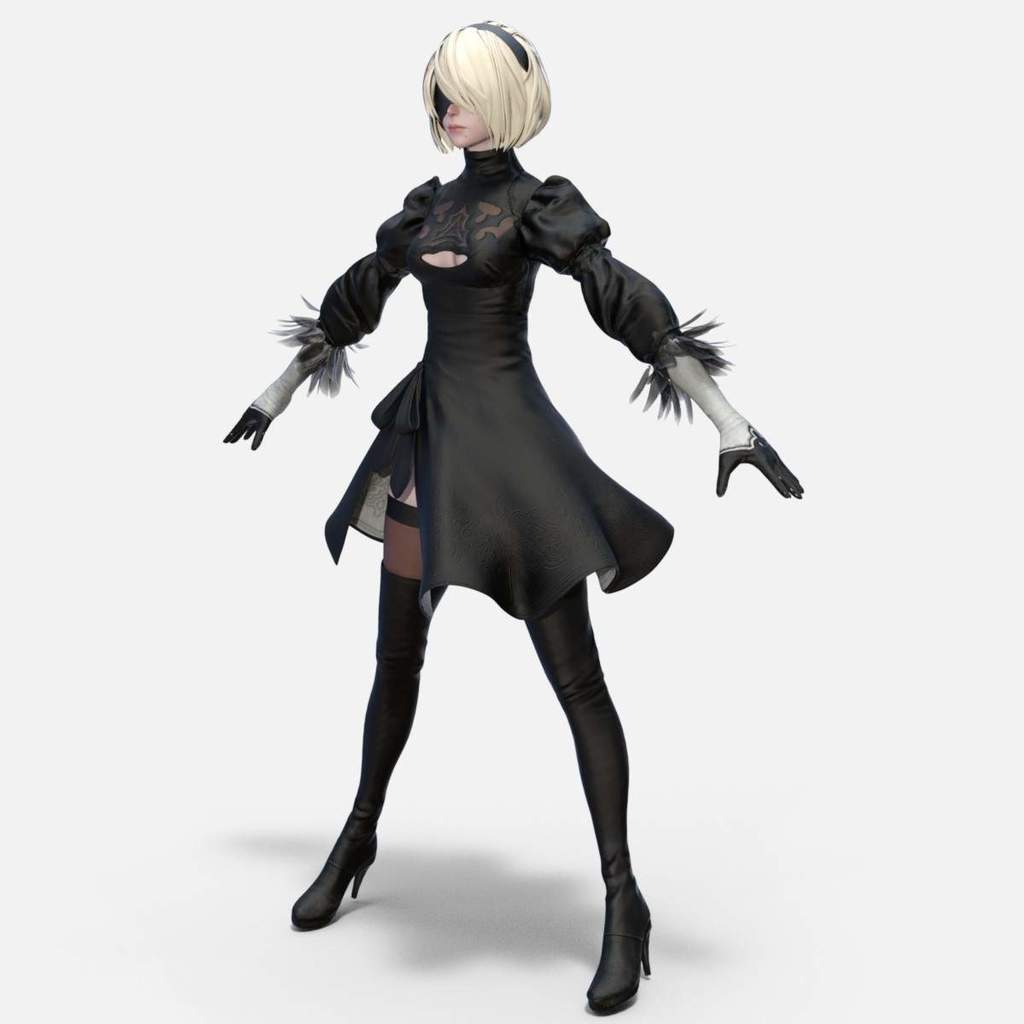 NieR: Automata 2B 9S A2 etc YoRHa | 3D models download | Creality Cloud