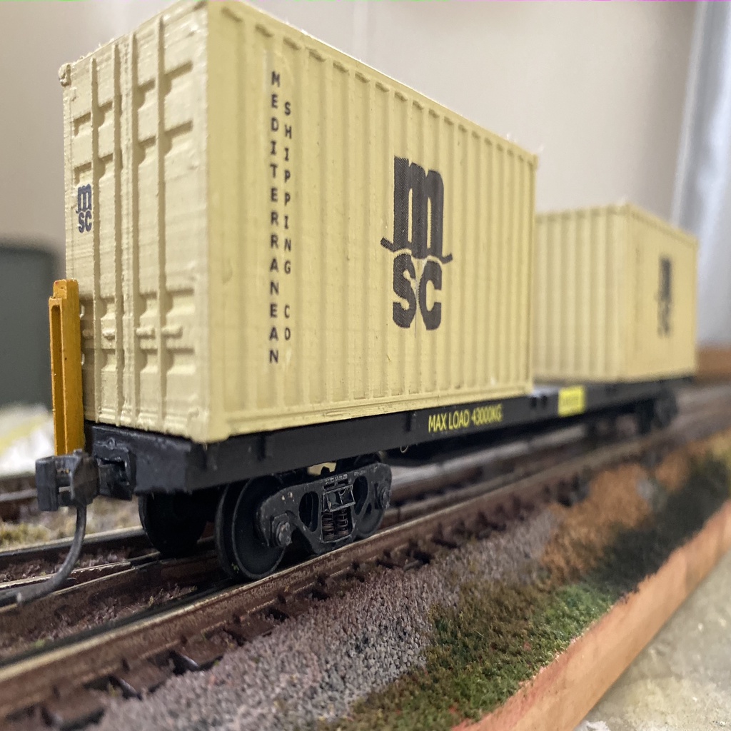 NZR/KiwiRail UK Class Container Wagon HO Scale | 3D models download | Creality Cloud