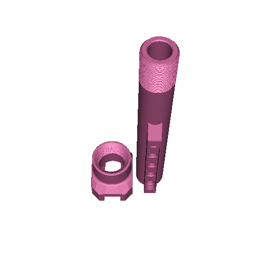 3D Printer Files | 3MF File | P rail buffer tube | Creality Cloud
