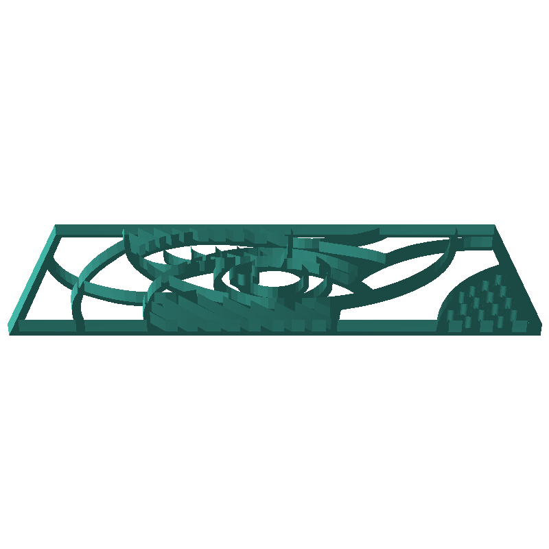 Digital Art STL Download - MINIMALIST EYE | 2D WALL ARTby 3DPrintOnPoint