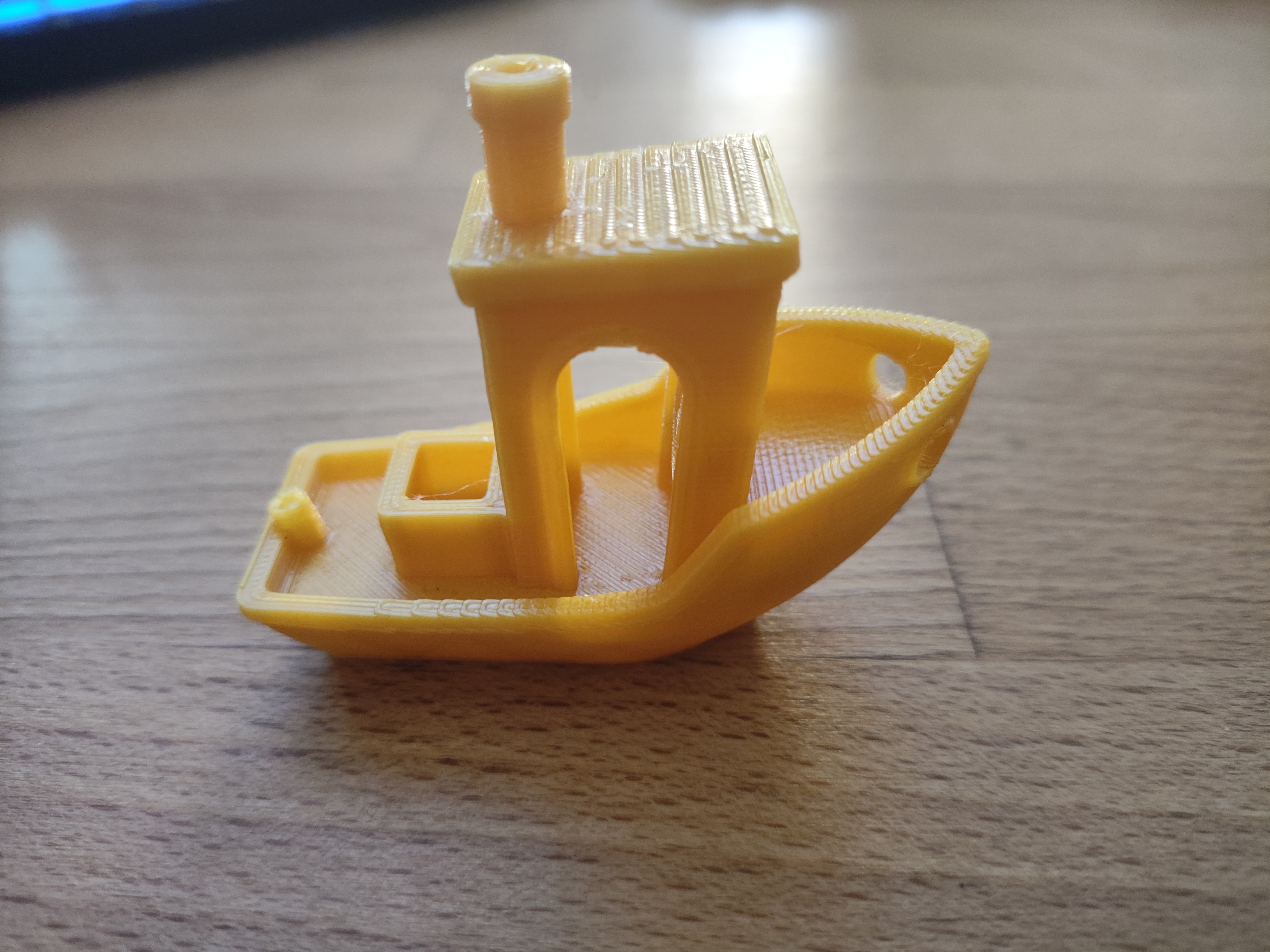 For my Benchy 3D print using the Creality K1 printer, I opted for PLA ...