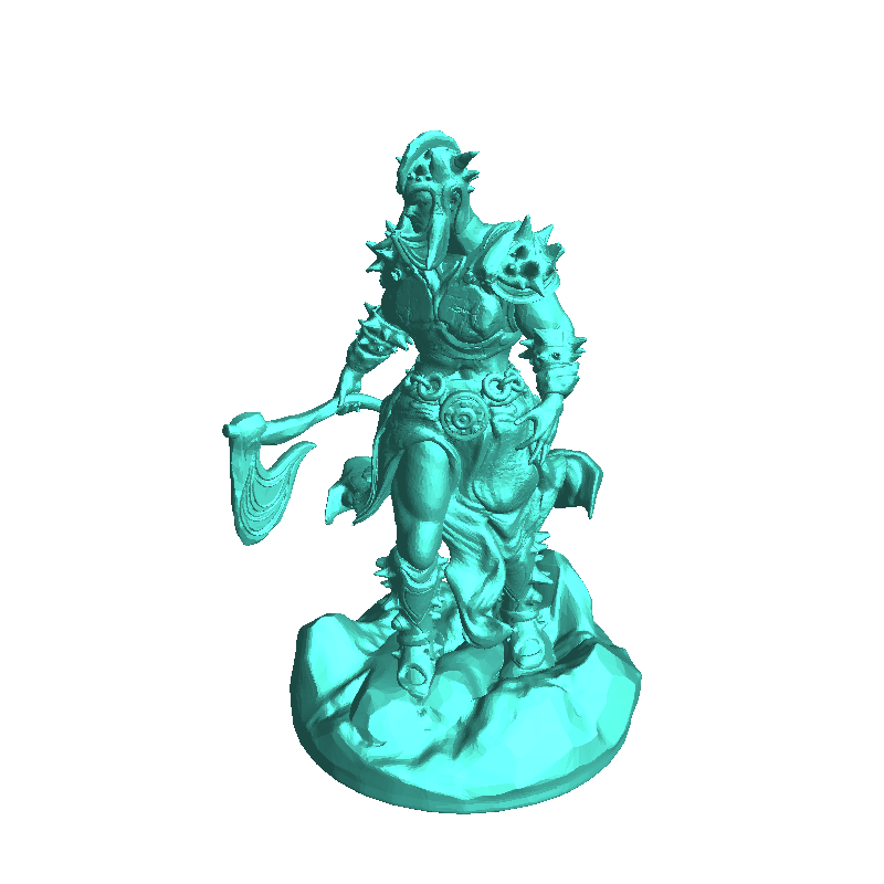 Characters & Creatures STL Download - Ares Mars in war gear with ax (2 ...