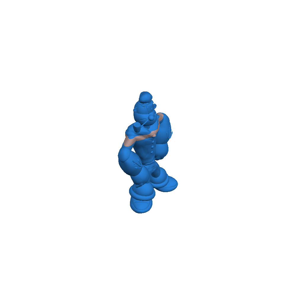 Characters & Creatures STL Download - Popeye the sailor man by Chr.F