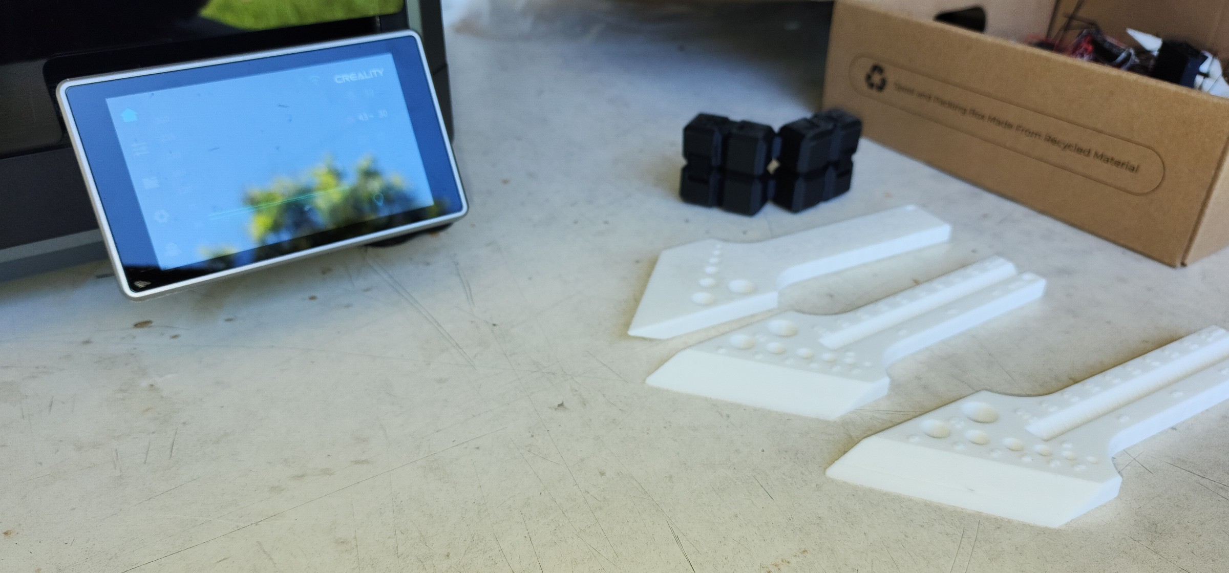 the k1.max goes great! just made three nice scrapers | Creality Cloud