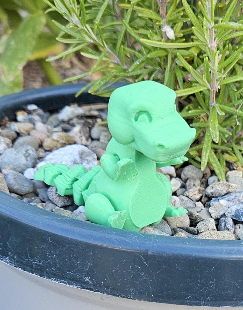 This little T rex is really cute. It's small and a quick print which is ...