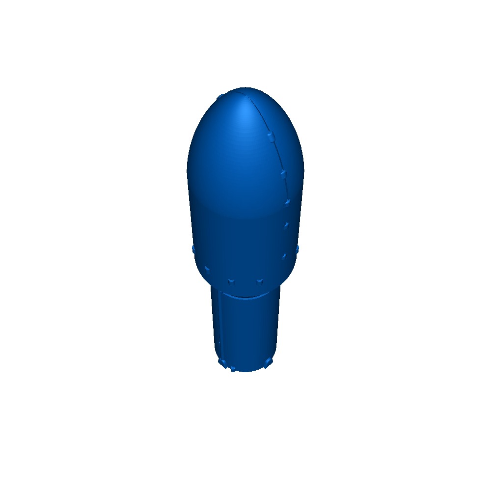 3D Printer Files | 3MF File | Falcon 9 with fairings | Creality Cloud
