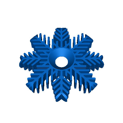 Board Games & Card Games STL Download - Snowflake Fidget Spinnerby ...