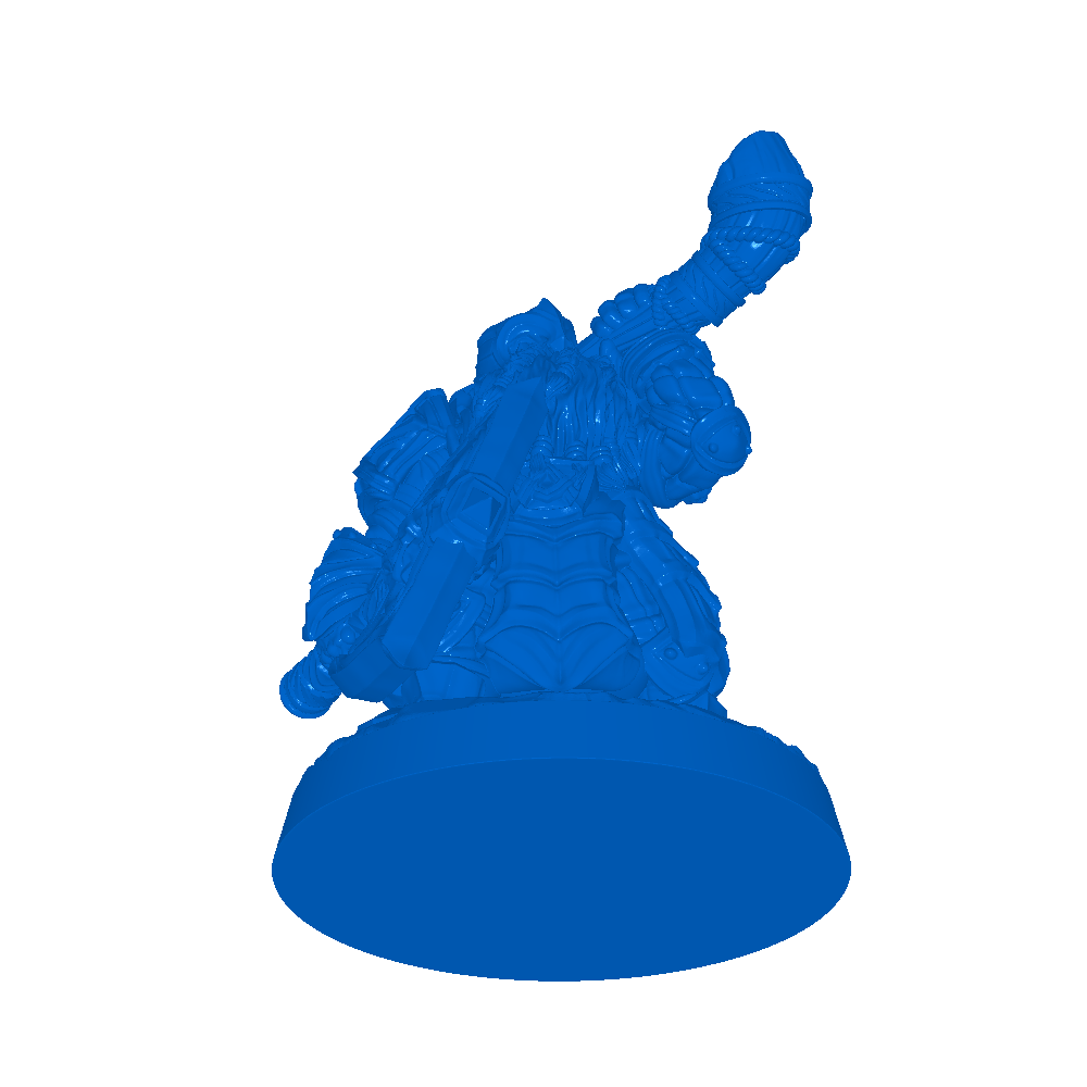 Free Characters & Creatures STL Download - Dwarf blacksmith 1by 595slug